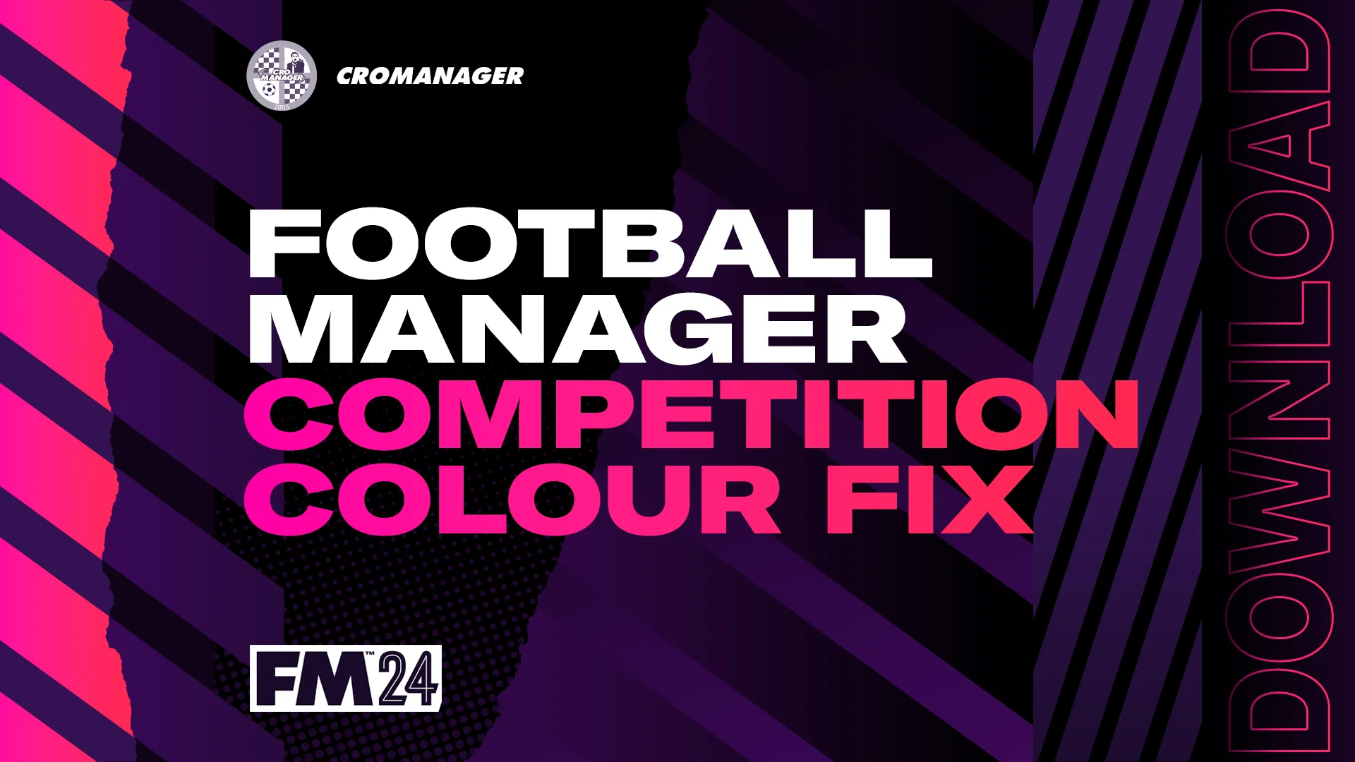 Football Manager 2024 Competition Colour Fix